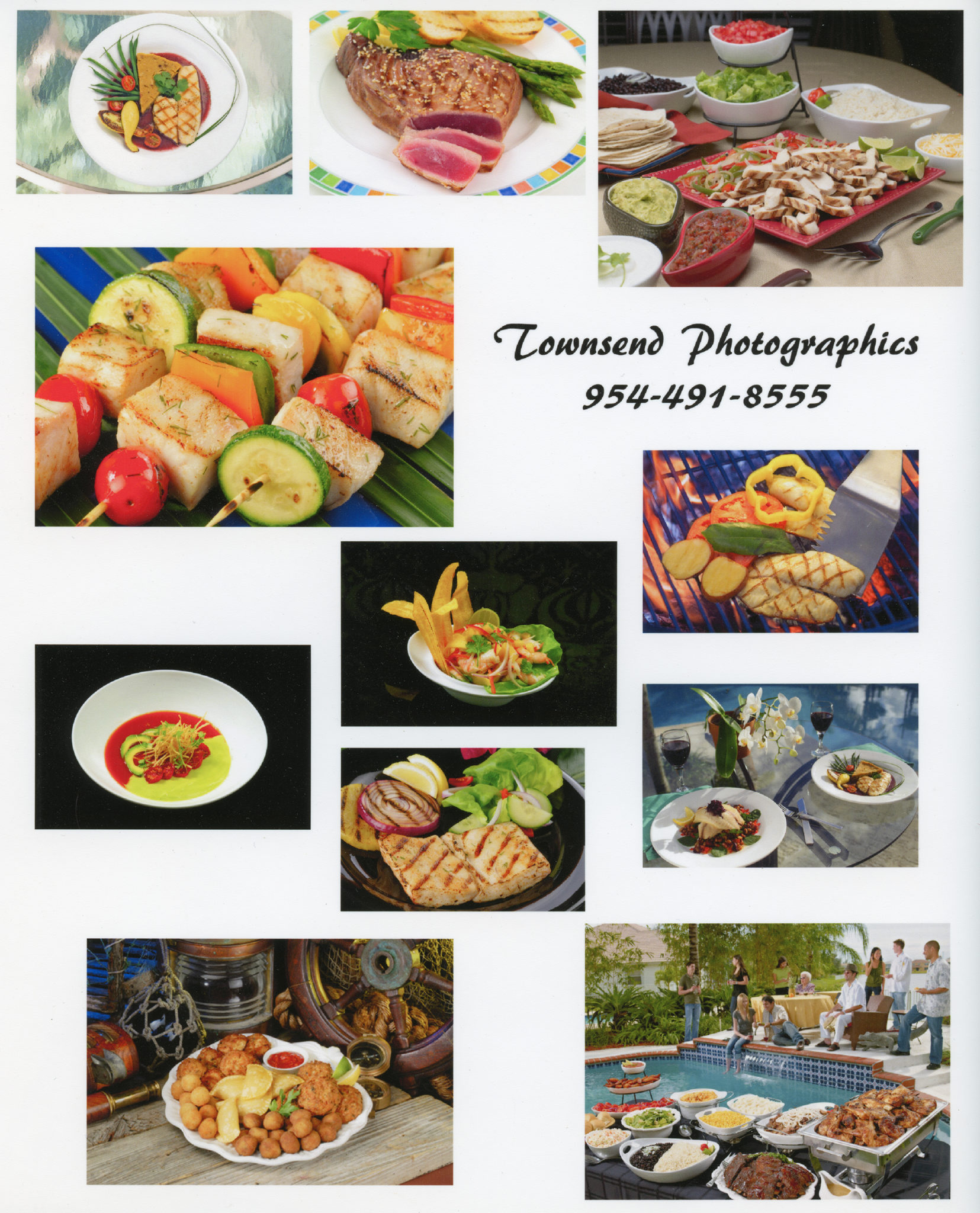 Menu Food Photography - Townsend Photographics